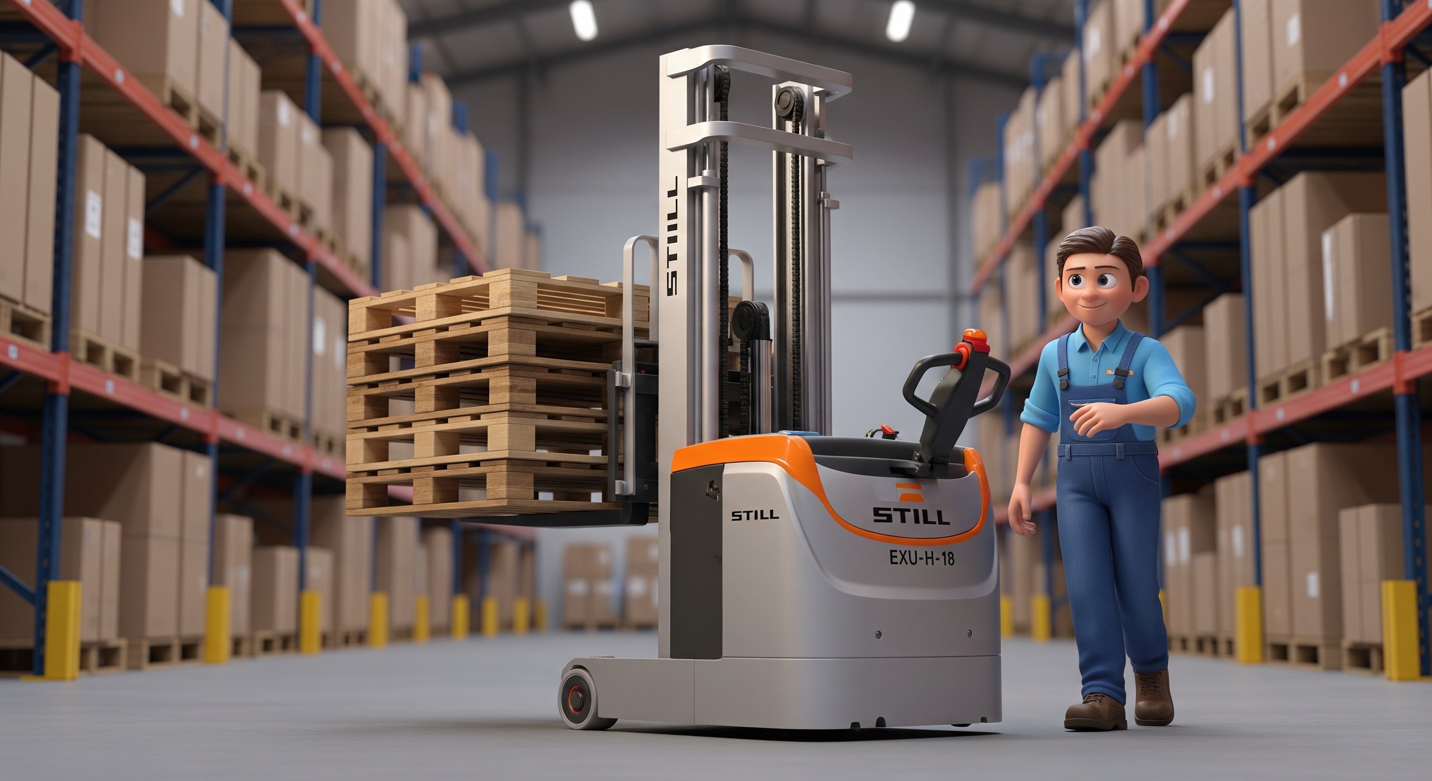 Still EXU-H-18 – Elektro-Hochhubwagen 1,8 t | Still Gabelstapler