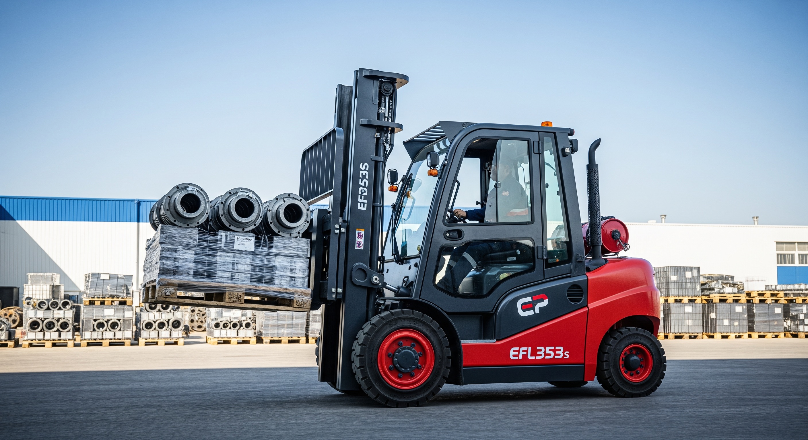 EP EFL353S HD – Robuster Elektro-Gabelstapler mit 3,5 t Tragkraft