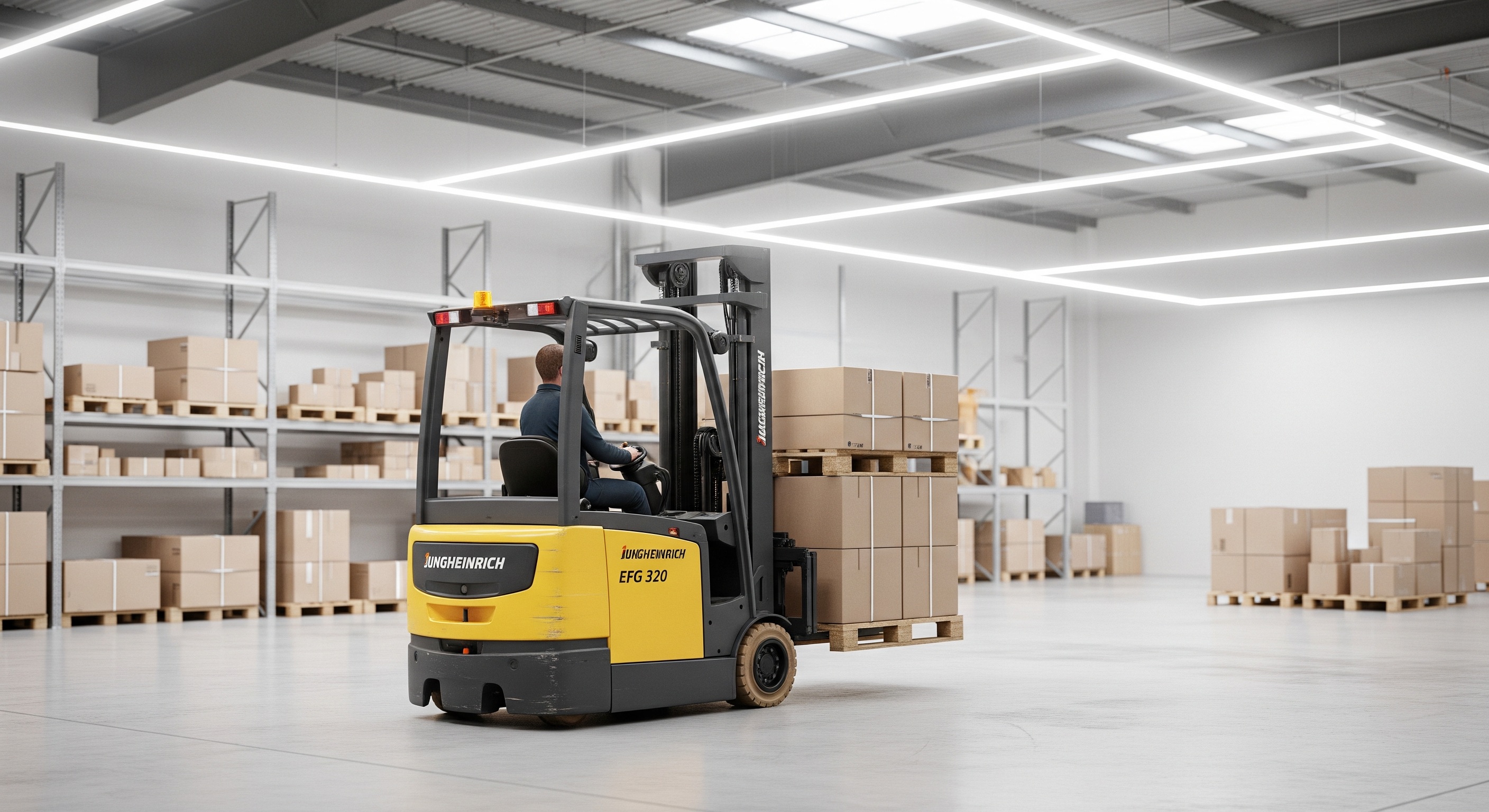 Jungheinrich EFG 320 – Effizienter Elektro-Gabelstapler 2t Tragkraft